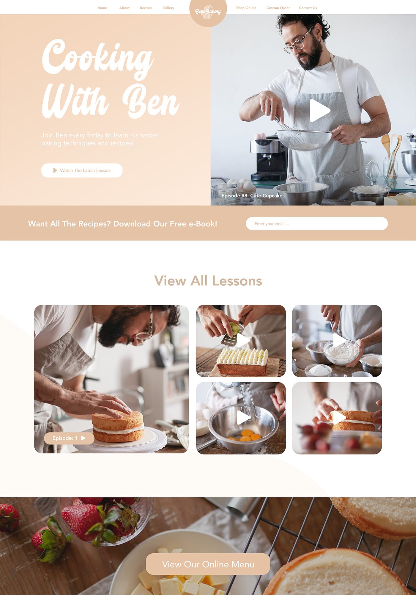 Shane Fry | Bakery Website Design Inspiration & Template 2024